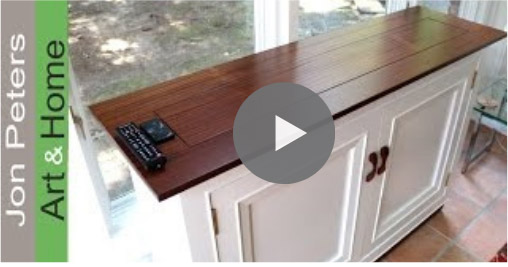 DIY TV Lift Cabinet Plans – Free Build Guide & Video Tutorial ...